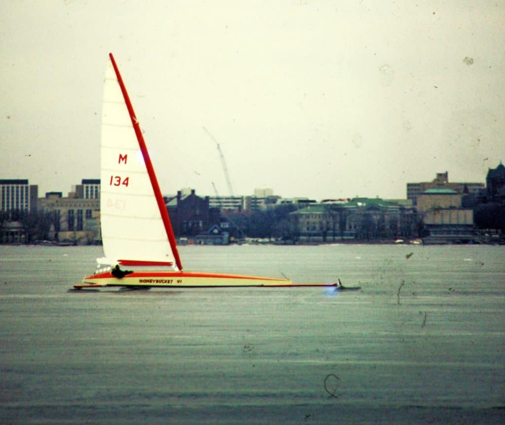 Pegel Slide Collection: 1970 Ice Yacht Challenge Pennant - iceboat.org