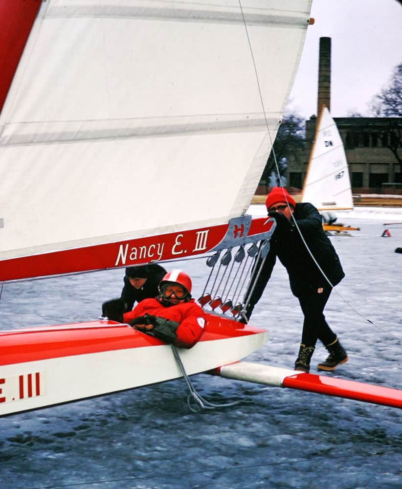 Pegel Slide Collection: 1970 Ice Yacht Challenge Pennant - iceboat.org