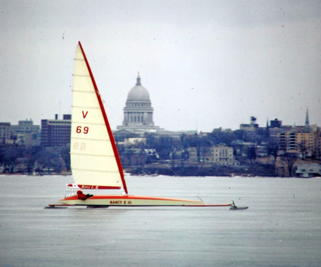 Pegel Slide Collection: 1970 Ice Yacht Challenge Pennant - iceboat.org
