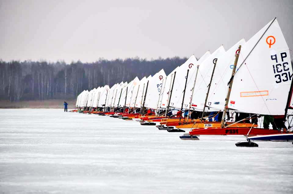 Junior World Ice Sailing Championship: Day 1 - iceboat.org