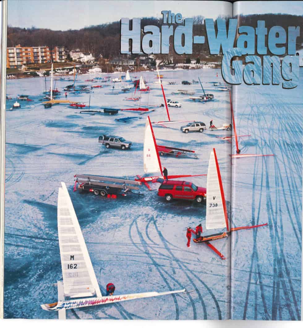 "The Hard-Water Gang" with Bill Mattison at the 2001 ISA - iceboat.org